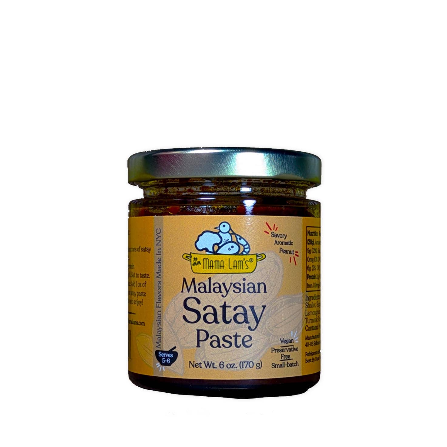 Mama Lam's - Malaysian Satay Paste – Mixed Pantry