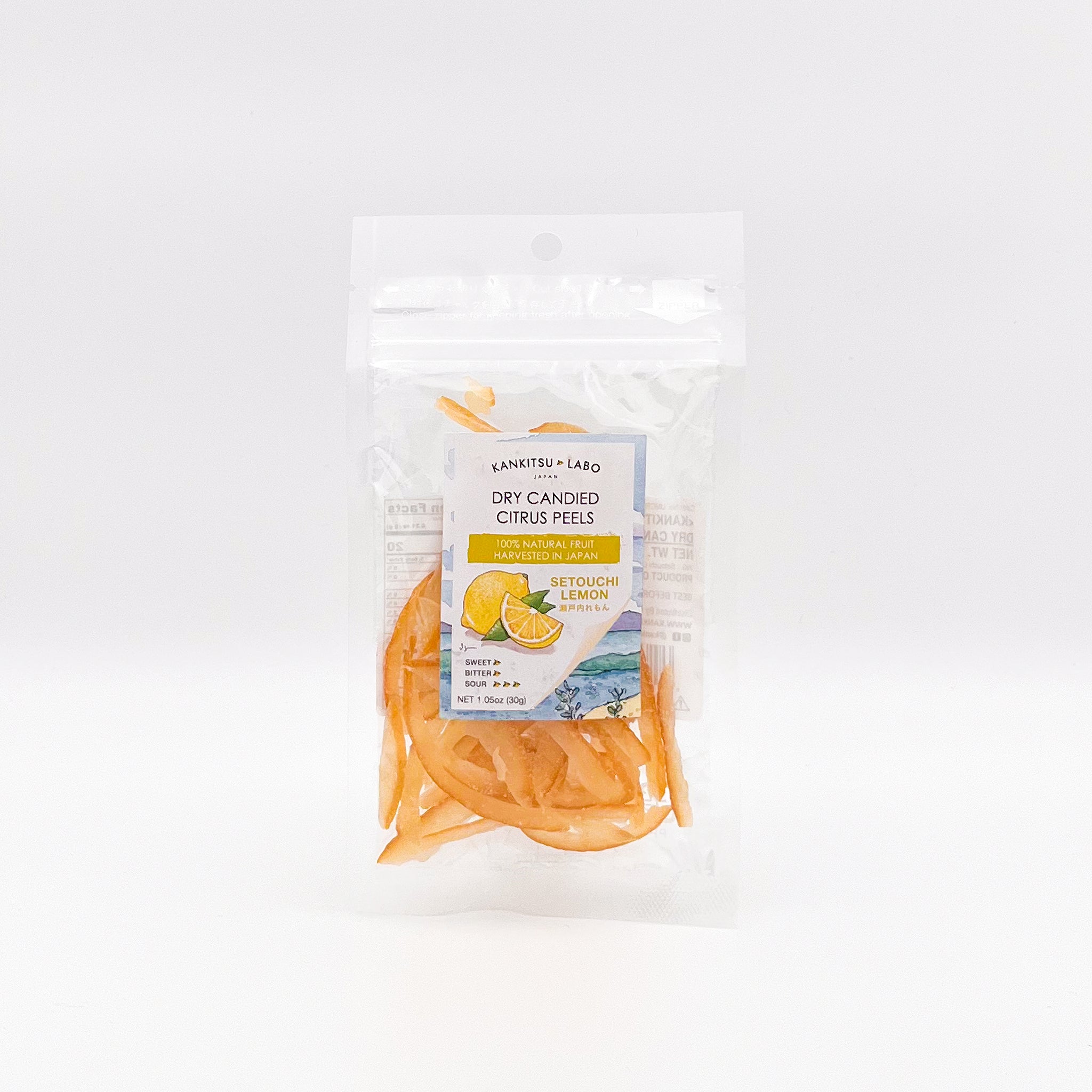 Dry Candied Citrus Peels, Setouchi Lemon – Mixed Pantry